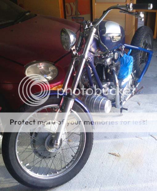 '73 TR6RV bobber project - Page 2 - Choppers Australia