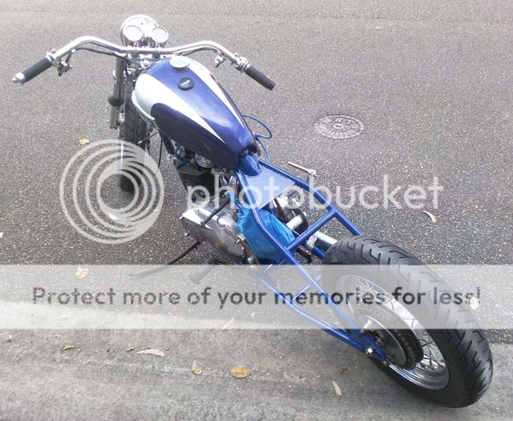 '73 TR6RV bobber project - Choppers Australia